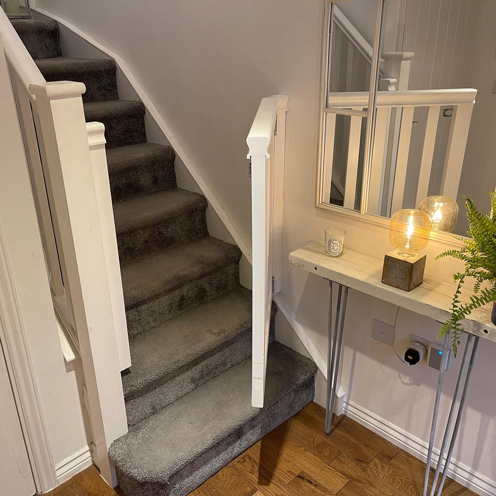 Classic Stair Gate – Rustic Riley Stair Gates